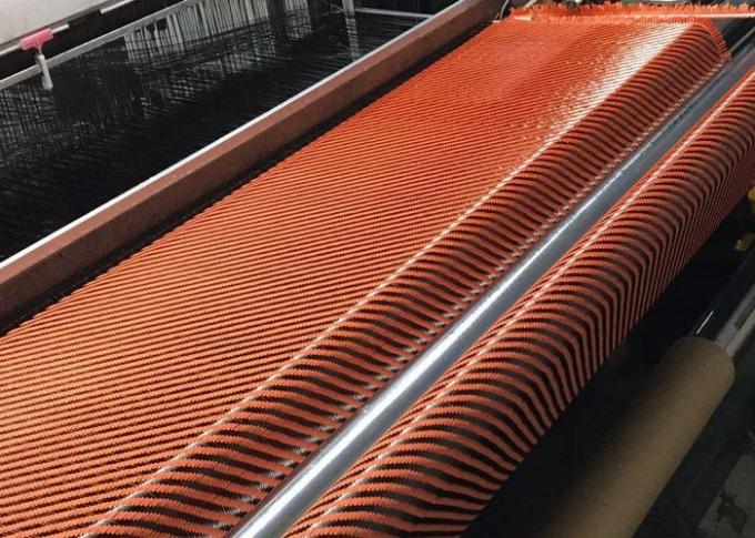 Smooth 4x4 Twill Carbon Fiber / 3K Red Carbon Fiber Cloth With ...